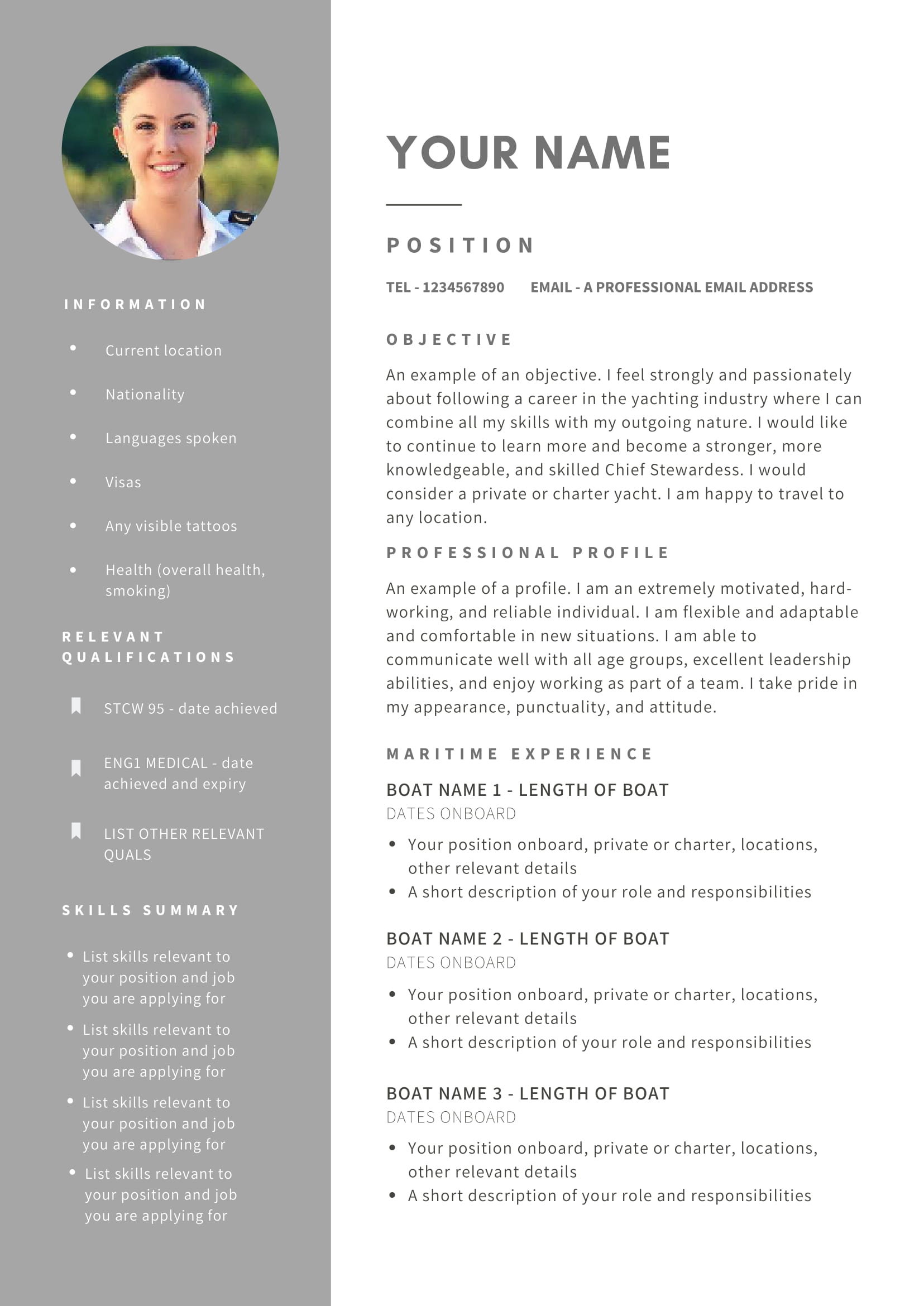CV Template